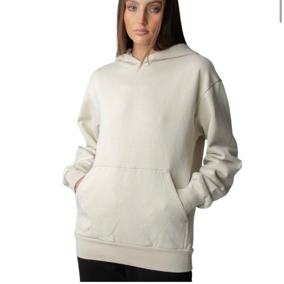 TALENTLESS | Tops | Talentless Womens Bone Cream Classic Oversized ...
